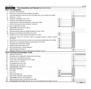 An Illustrative Guide to Filling Out Form 1120 - 3Sixty Advisors