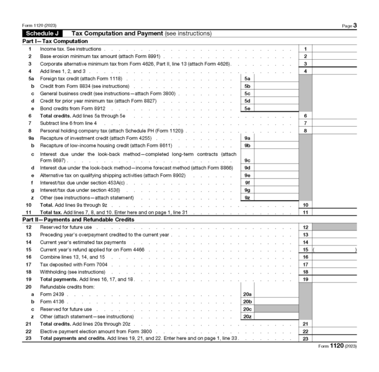 An Illustrative Guide to Filling Out Form 1120 - 3Sixty Advisors